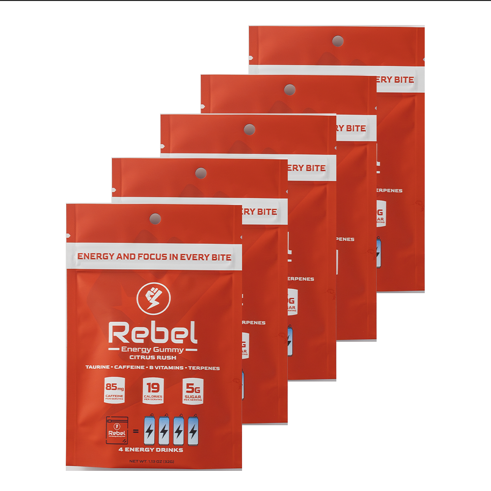 Rebel Energy Gummy: Powerful and Portable Pocket-Sized Energy